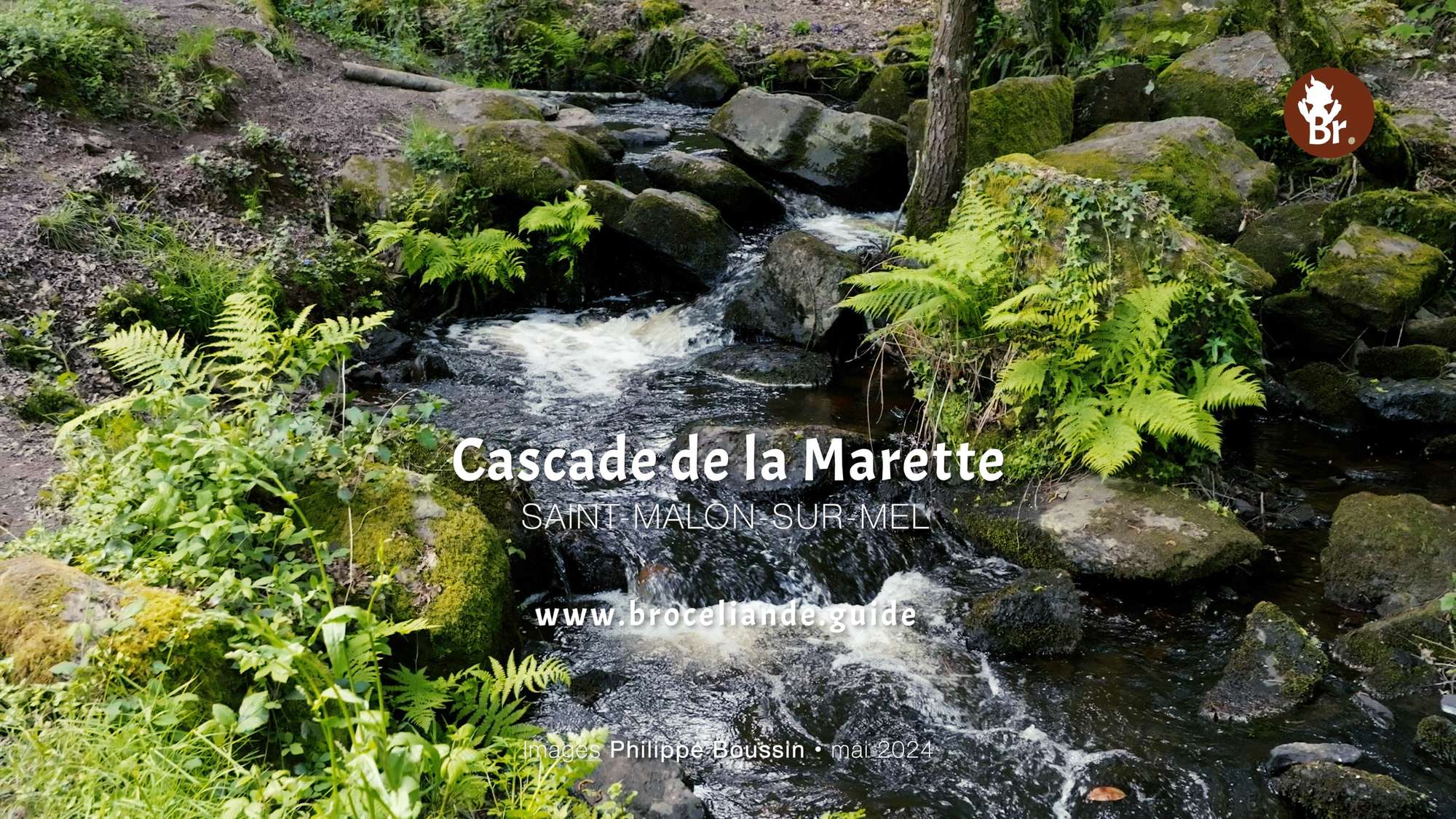 Cascade de la Marette sur la boucle de Merlin - Brocéliande en Bretagne